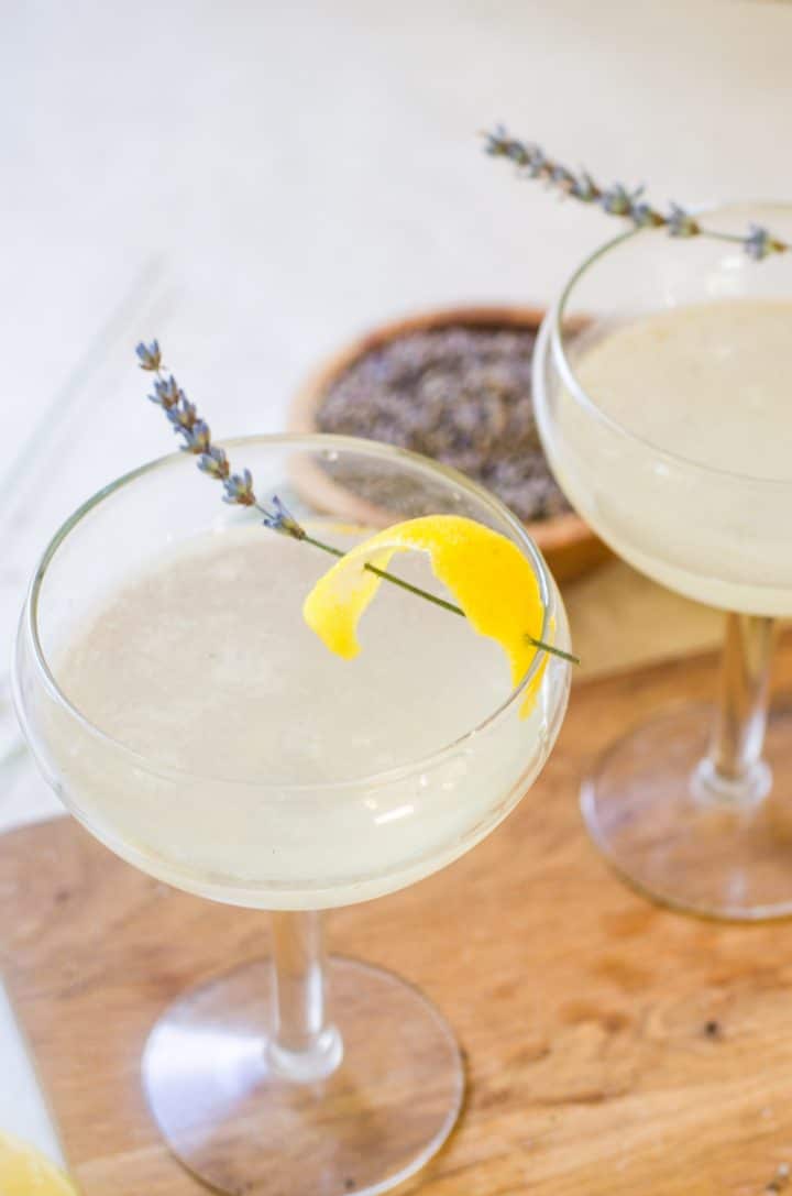 Lavender Cocktail with Vanilla Vodka - Food Above Gold