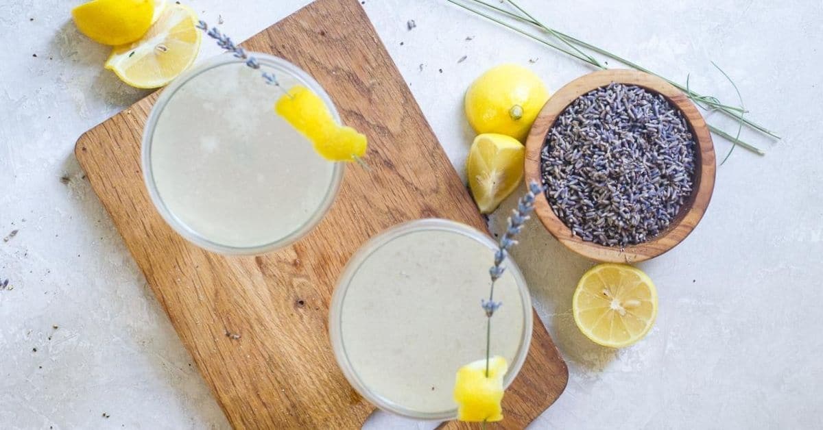 Lavender Cocktail with Vanilla Vodka - Food Above Gold