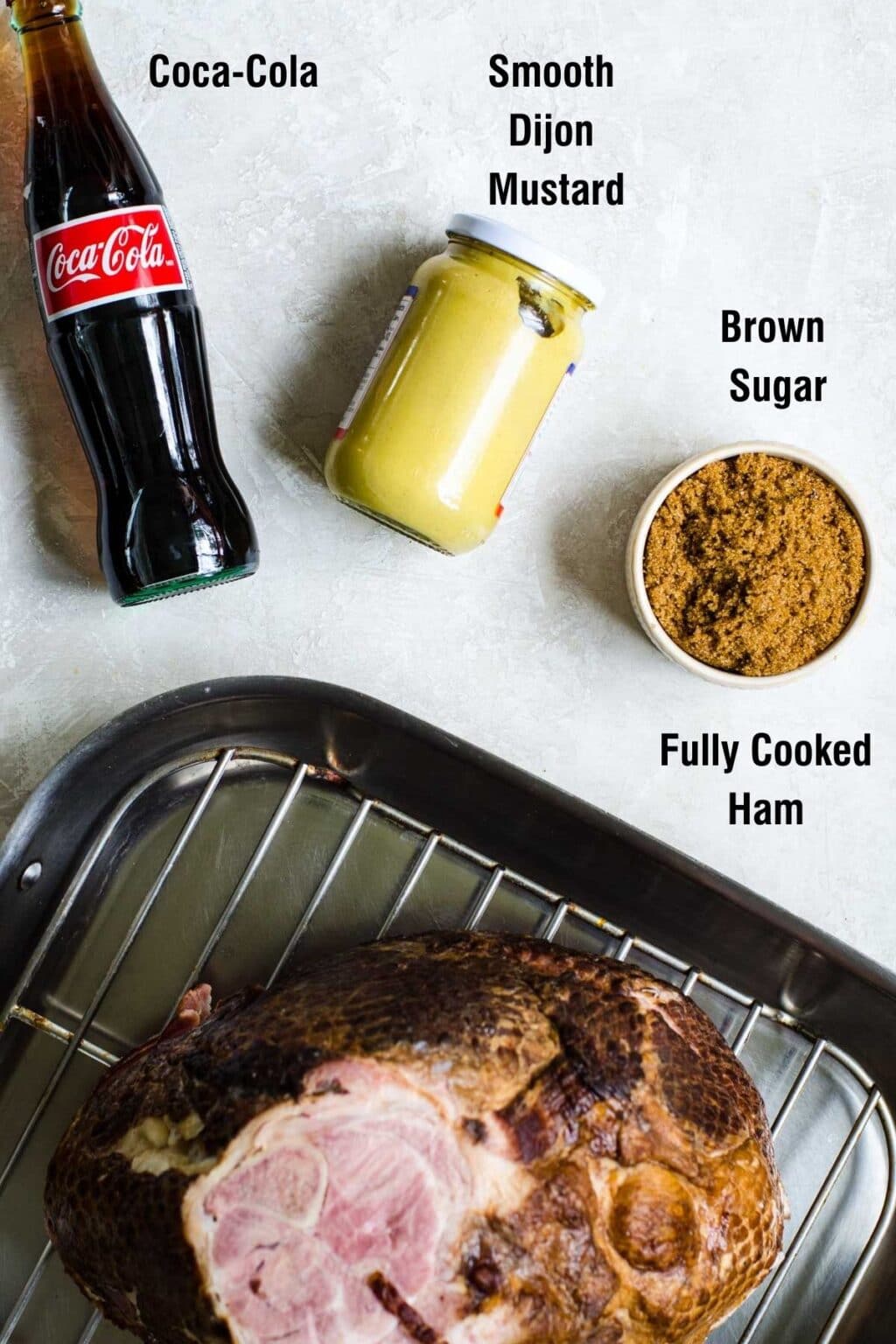 Four Ingredient Glazed Coca Cola Ham - Food Above Gold